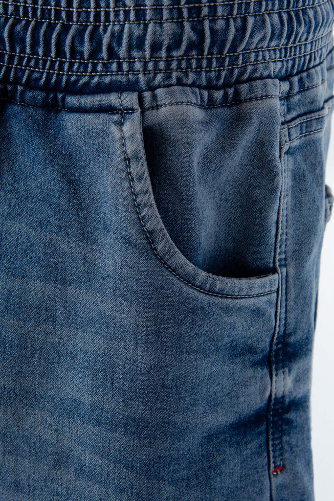 BERMUDA DE MOVIES AZUL TONO MEDIO CON CORDÓN PARA HOMBRE – Movies Chile
